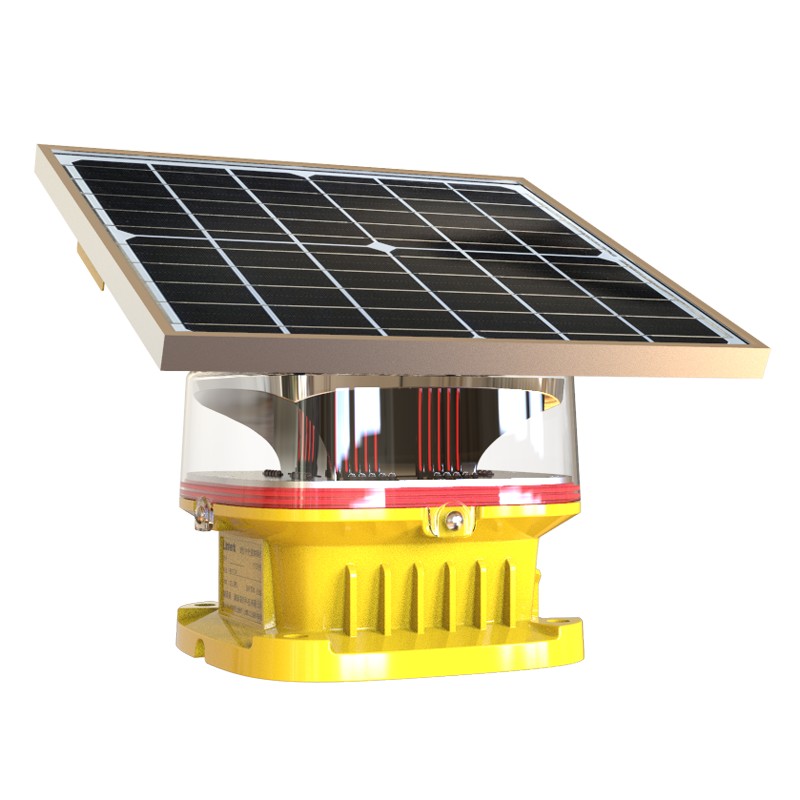 ICAO Solar medium intensity aviation obstruction lighting type B