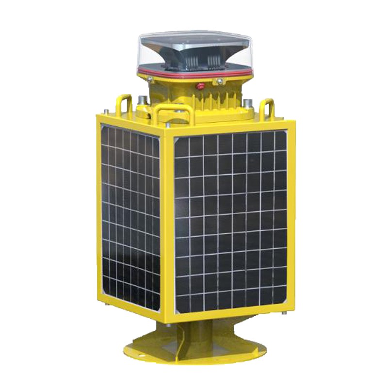 Solar powered medium intensity obstruction lighting type B for tower ...